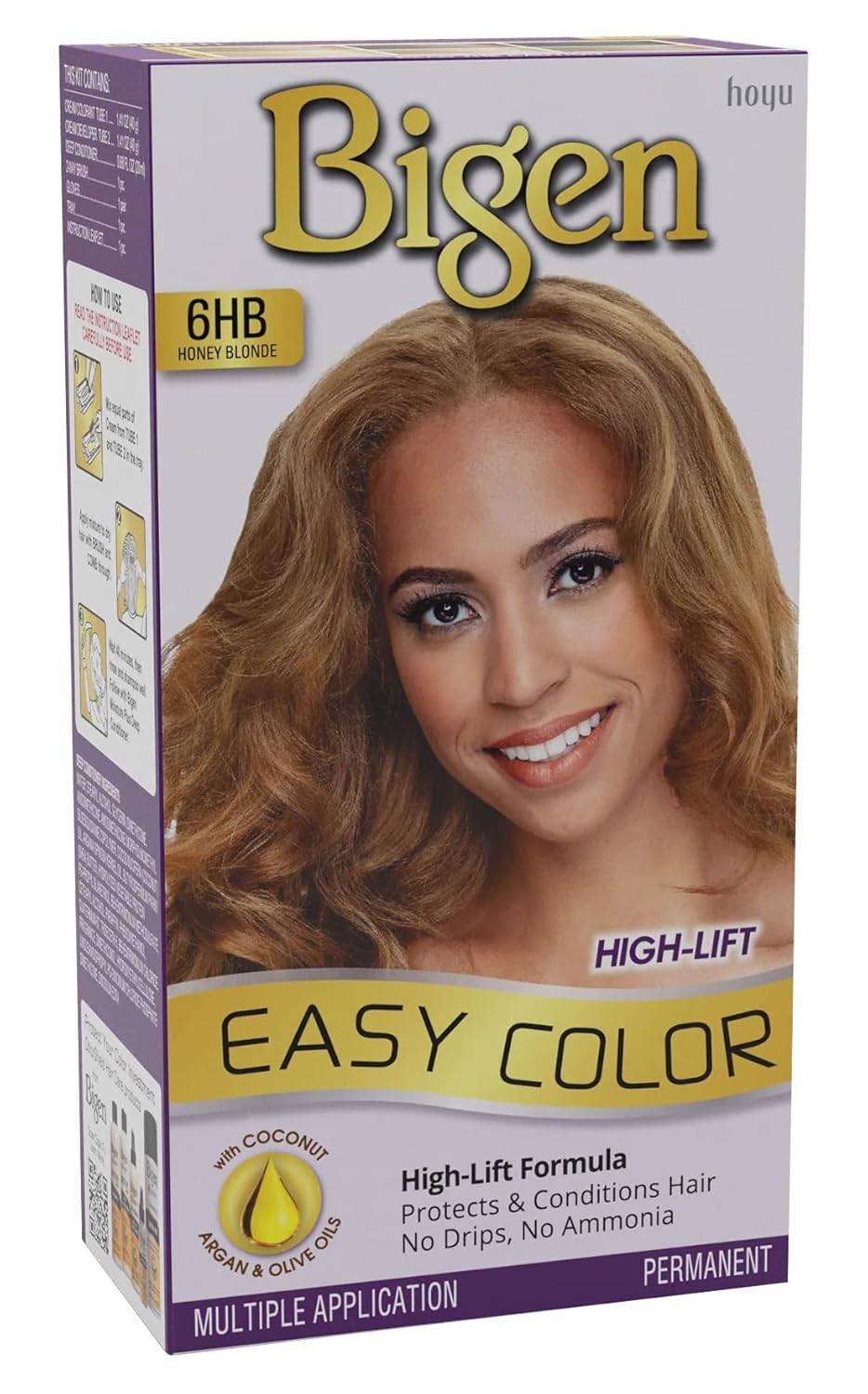 Amazon.com : Bigen High-Lift Easy Color Permanent Hair Coloring Kit ...