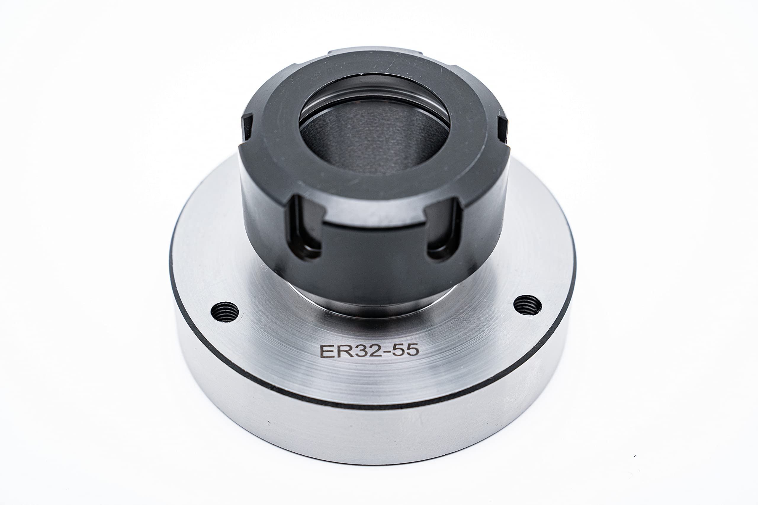Snapklik.com : ER32 Collet Fixture Plain Back 80mm Dia