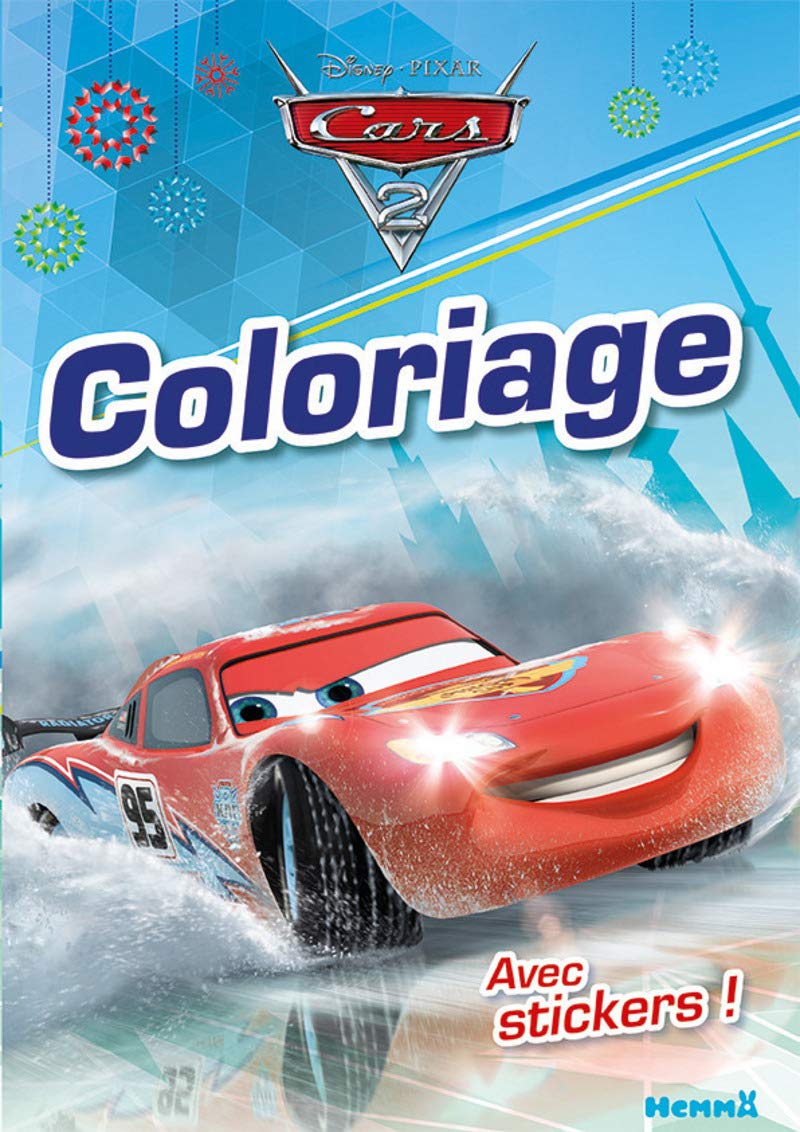 CARS 2 COLORIAGE AVEC STICKERS - TOME 4A (NOEL MCQUEEN SEUL): WILKIN ...