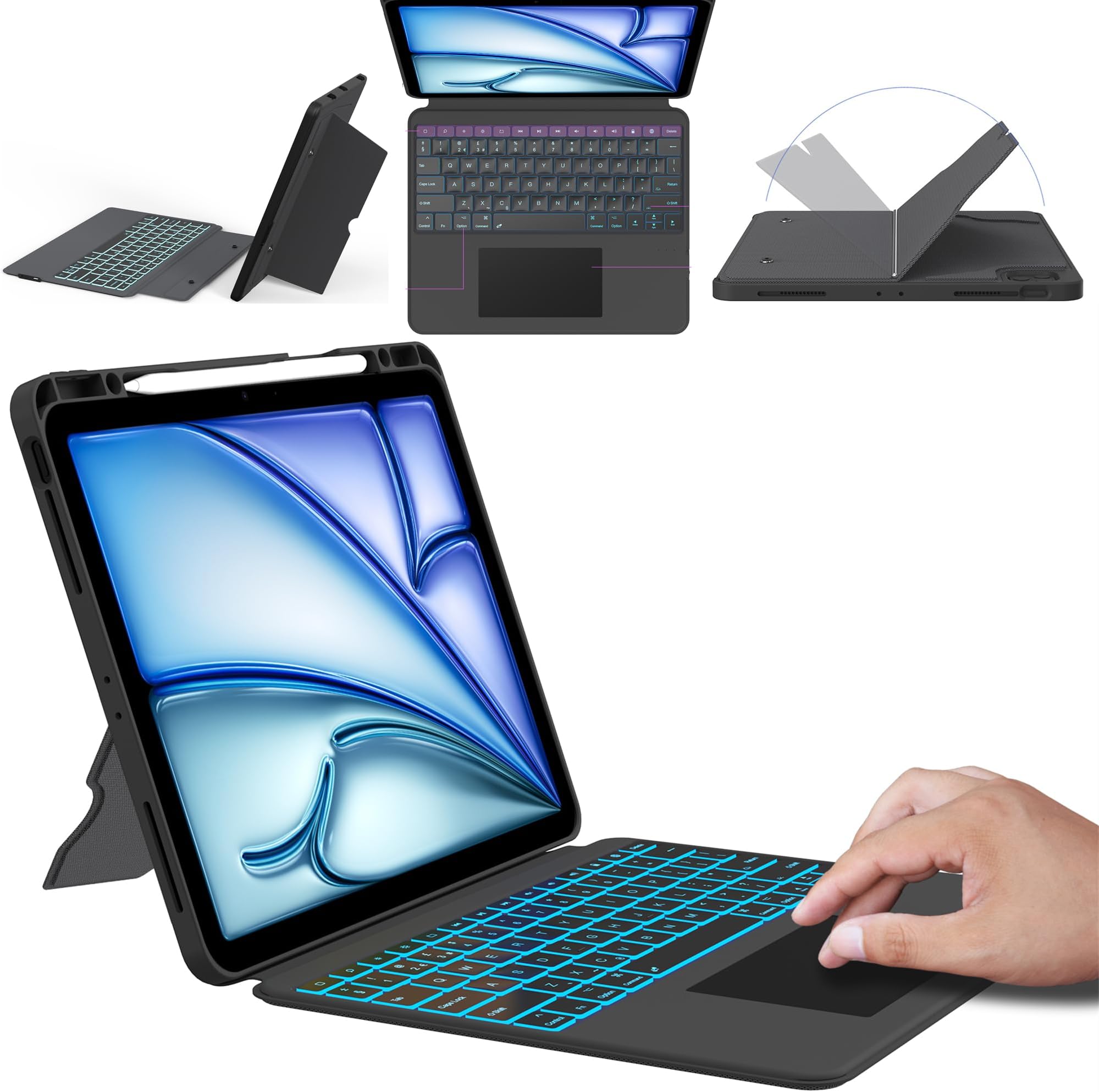 for iPad Air 13 inch (M2) 2024 & iPad Pro 12.9 inch (3rd, 4th, 5th, 6th ...
