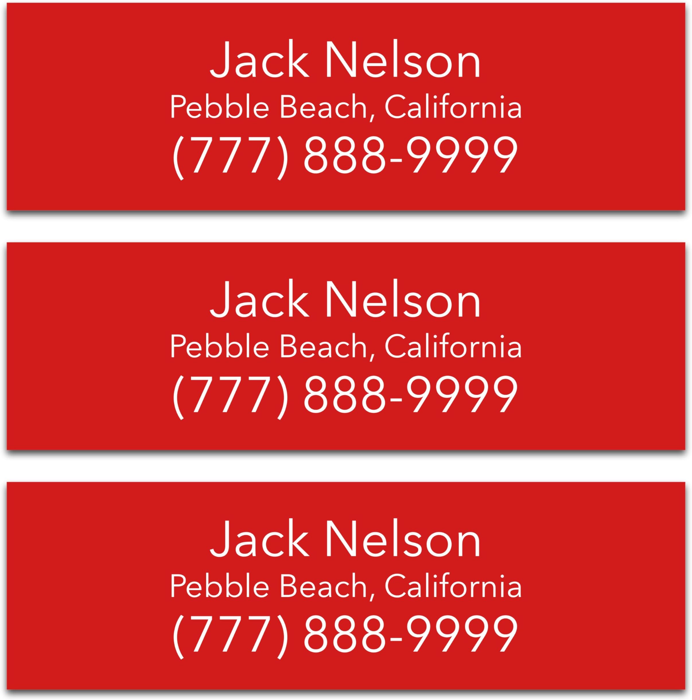 Amazon.com: Personalized Golf Club Name Labels (30 Labels) - Custom ...