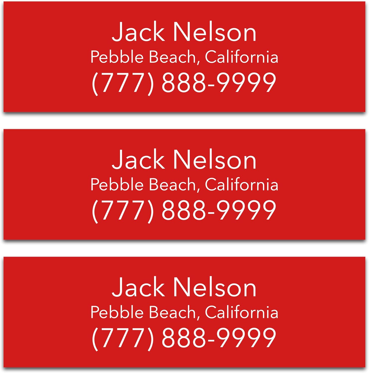 Amazon.com: Personalized Golf Club Name Labels (30 Labels) - Custom ...