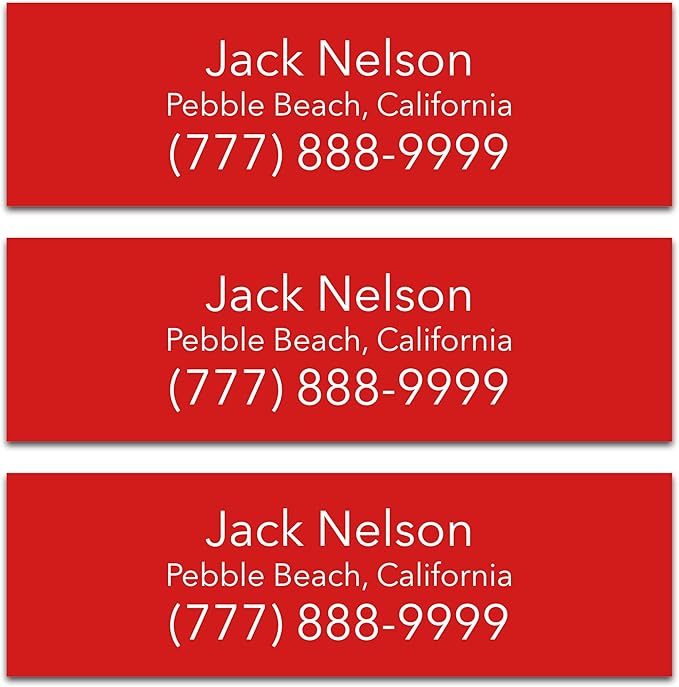 Amazon.com: Personalized Golf Club Name Labels (30 Labels) - Custom ...