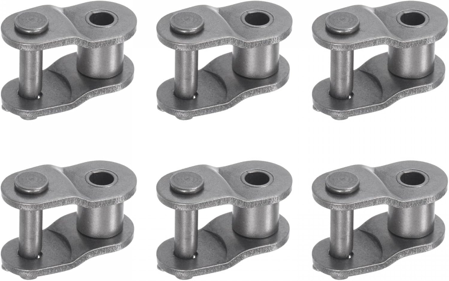 Amazon.com: uxcell 6Pcs #80 Chain Offset Half Link Roller, 1" Pitch ...