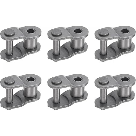 Amazon.com: uxcell 6Pcs #80 Chain Offset Half Link Roller, 1" Pitch ...