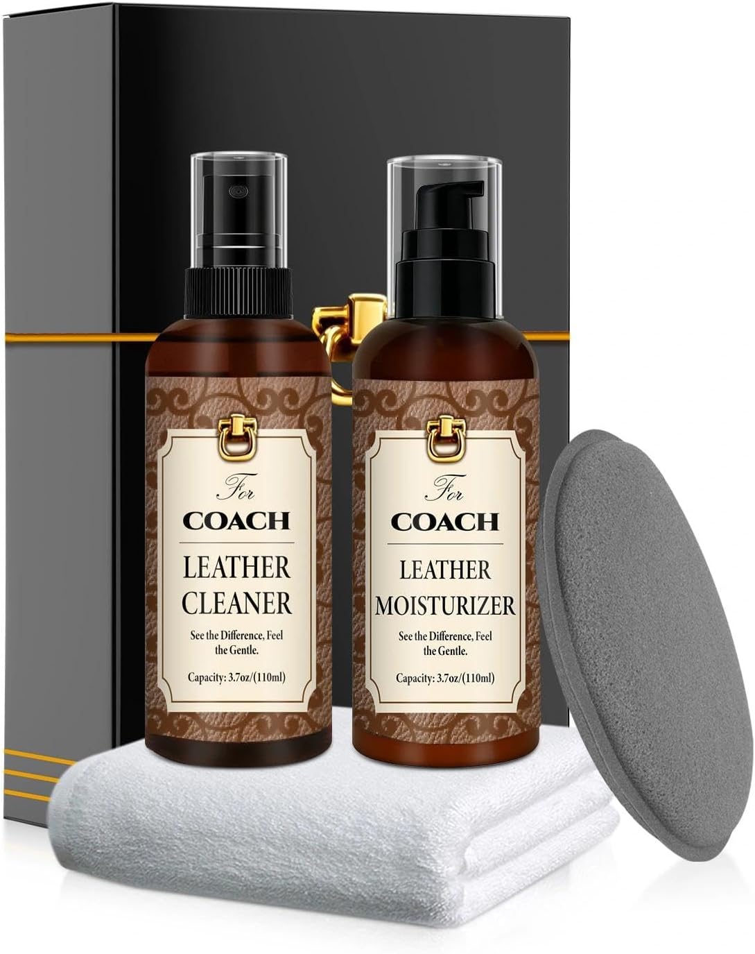 Amazon.com: BIOOICH Leather Cleaner & Moisturizer Set for Coach ...