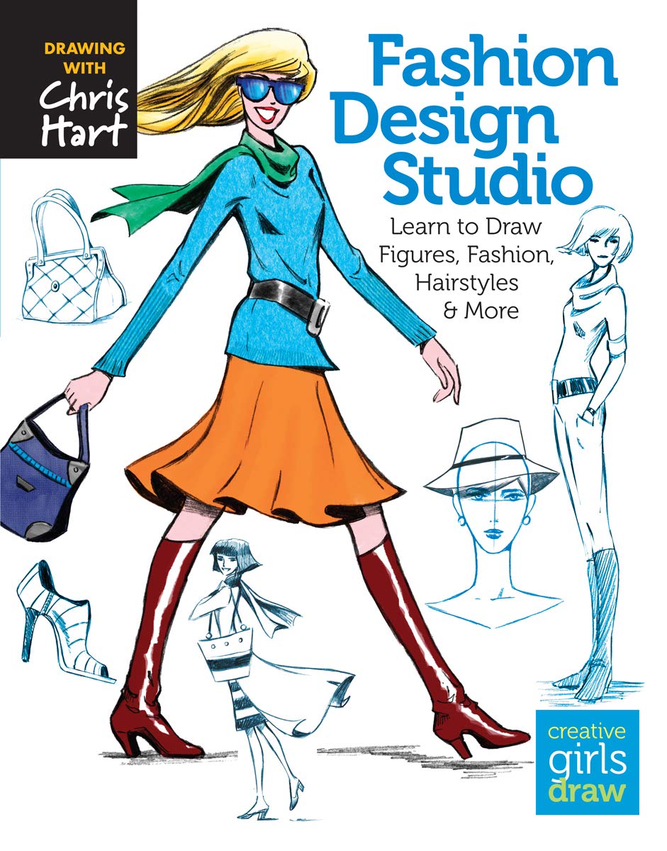 Fashion Design Studio: Learn to Draw Figures, Fashion, Hairstyles ...