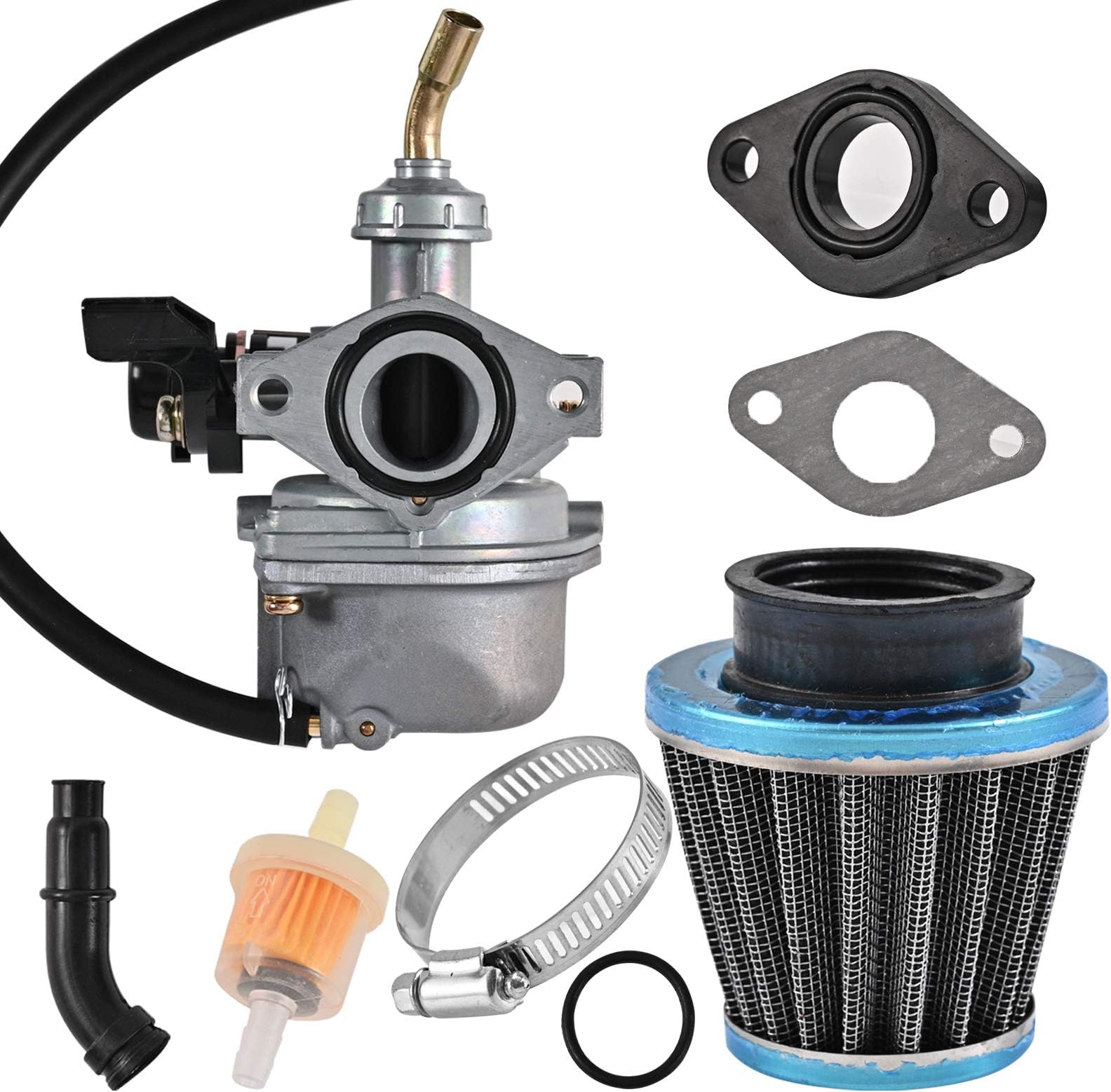 Amazon.com: Trkimal PZ19 Carburetor Compatible with CRF ATV Dirt Pit ...