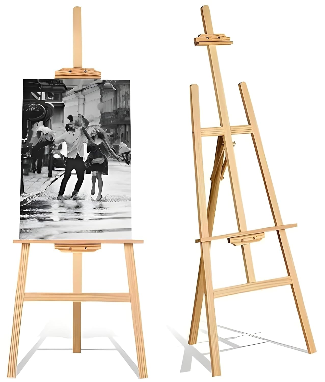 Powerpak WE-1 5.1ft Premium Artist Wooden Easel Stand | Professional ...