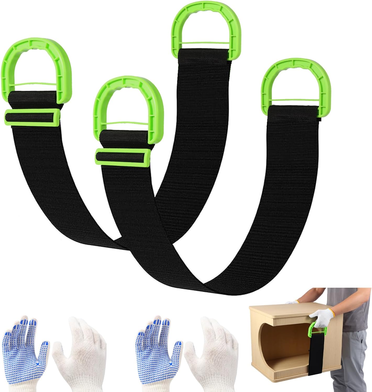 Amazon.com: MLMTFI Moving Straps 1 Person Lifting and Moving System 2 ...