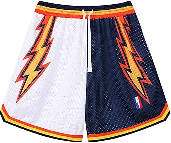 MECH-ENG Men's Paisley Basketball Shorts,Mesh Graphic Training Athletic ...