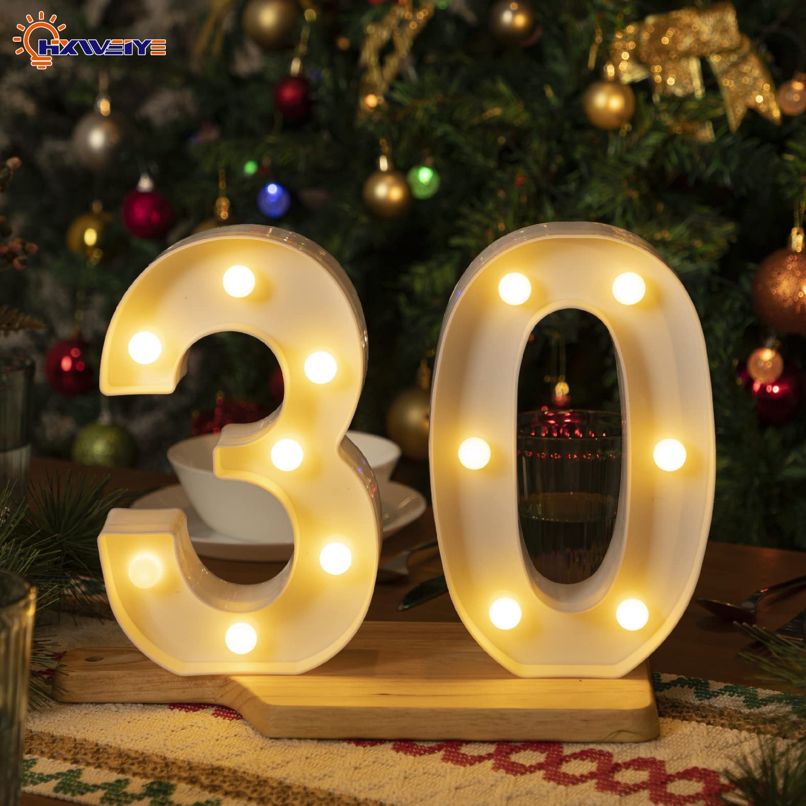 Snapklik.com : Light Up Numbers-3, LED Marquee Number Lights Sign 26 ...