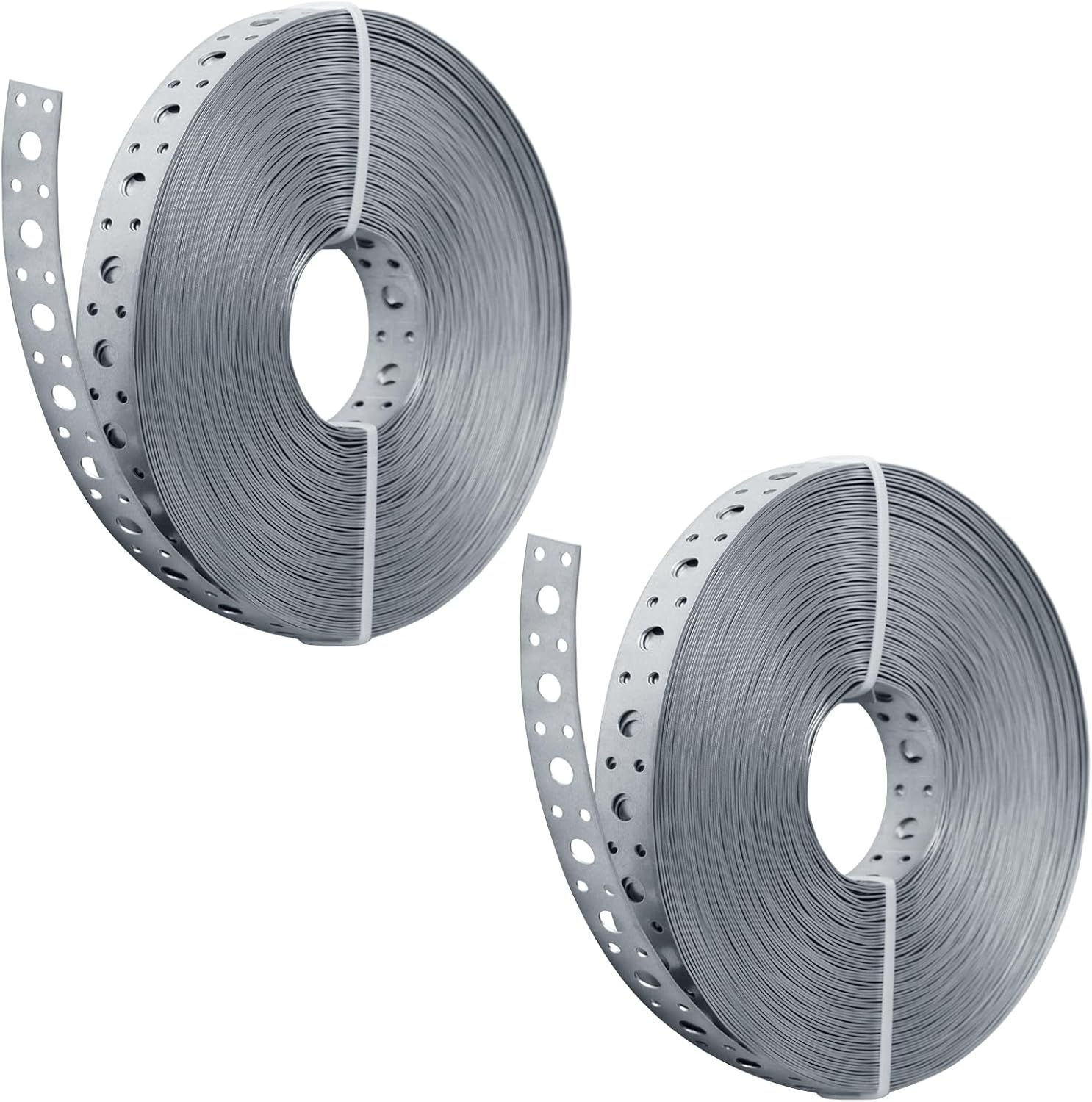 Amazon.com: GBGS 82 ft Metal Perforated Hanger Straps,2 Rolls Steel Tie ...