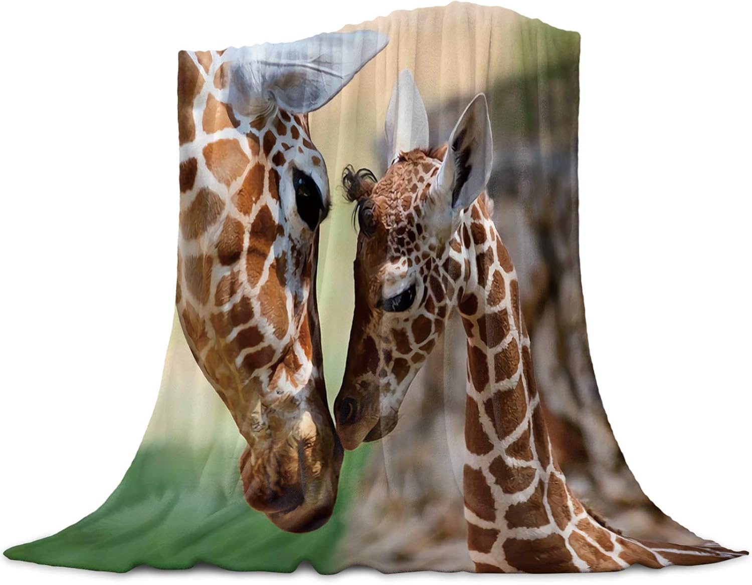 Amazon.com: ANNAMALL Throw Blanket,50x60 InchAnimal Giraffe Parent and ...