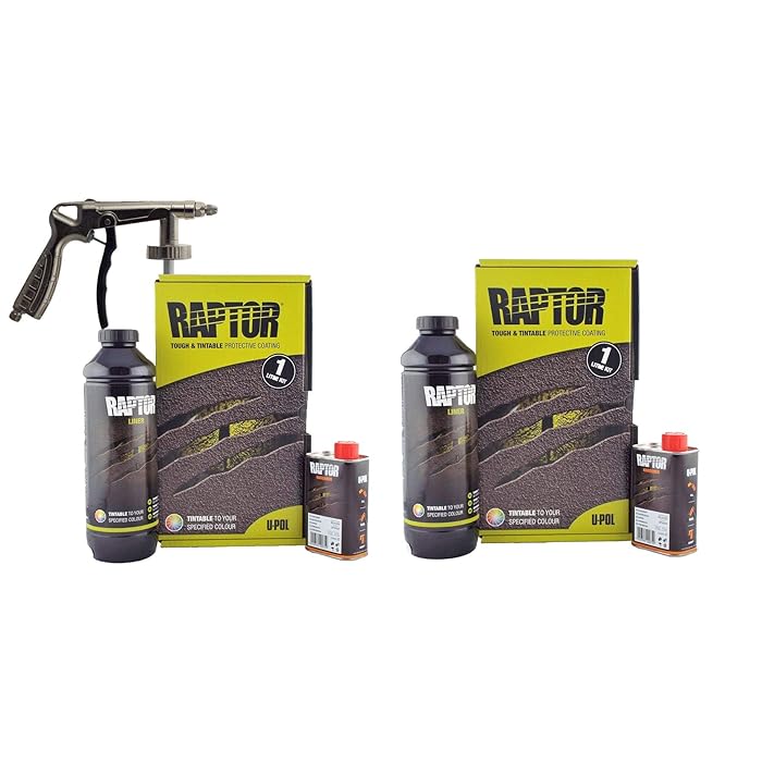 Buy UPol Raptor Liner Tintable 1L Urethene Truck Coating Kit X2 PACK ...