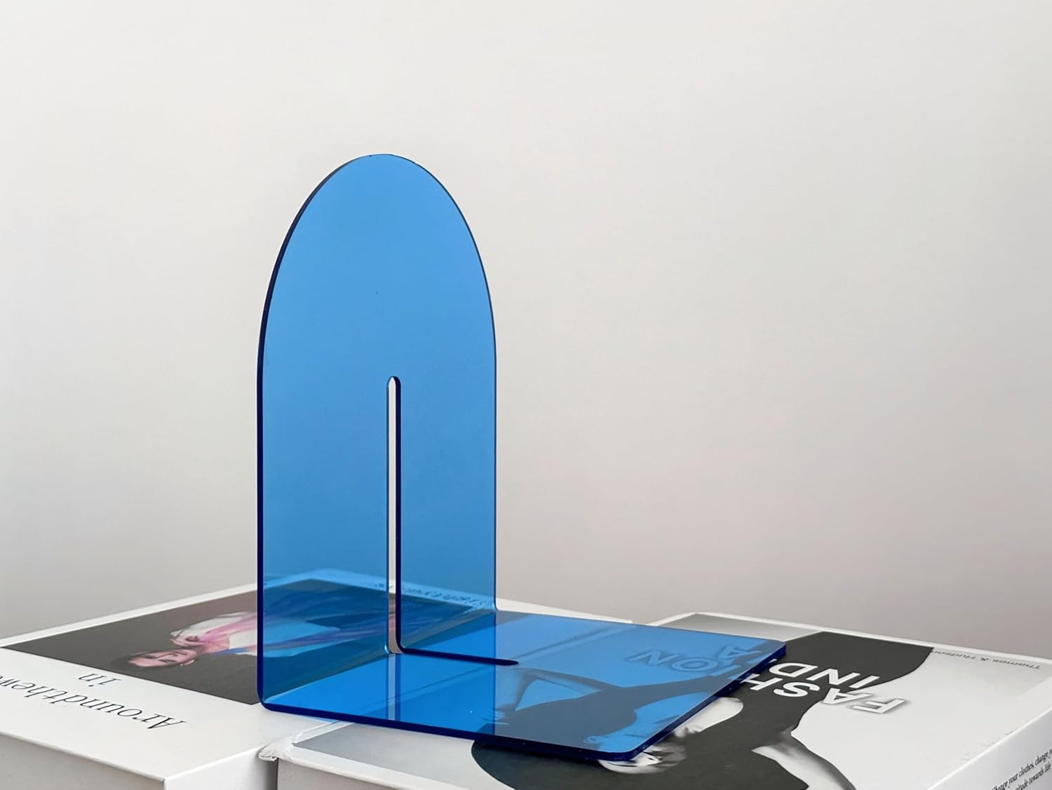 Amazon.com: Book End for Heavy Books, Acrylic Clear Bookends Decorative ...