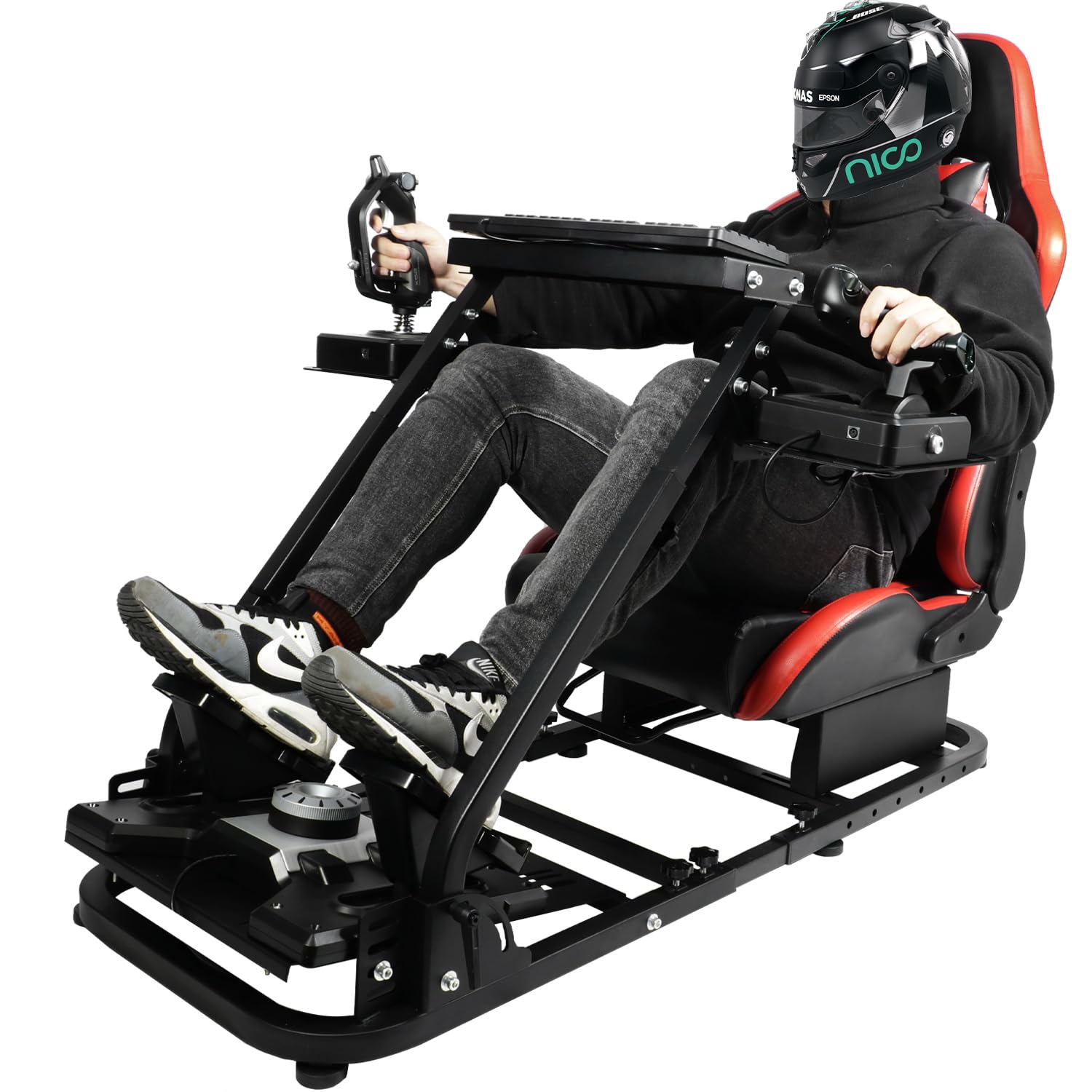 Amazon.com: Dardoo G920 Flight Simulator Cockpit with Seat Adjustable ...