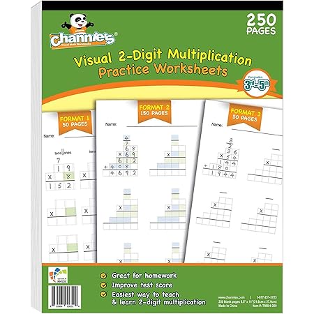Amazon.com : Channie’s Practice Handwriting & Printing Paper Workbook ...