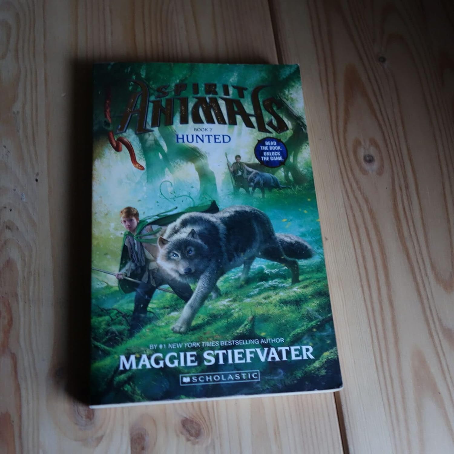 Amazon.co.jp: 英文原版Spirit Animals Book Two:Hunted 灵兽2/Scholastic ...