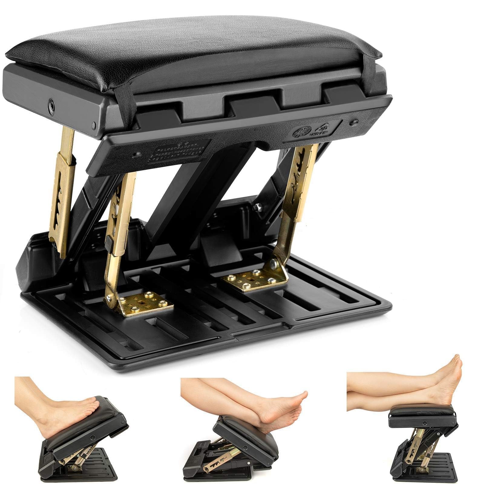Foot Rest Adjustable Footrest with Removable Soft Foot Rest Pad Max ...