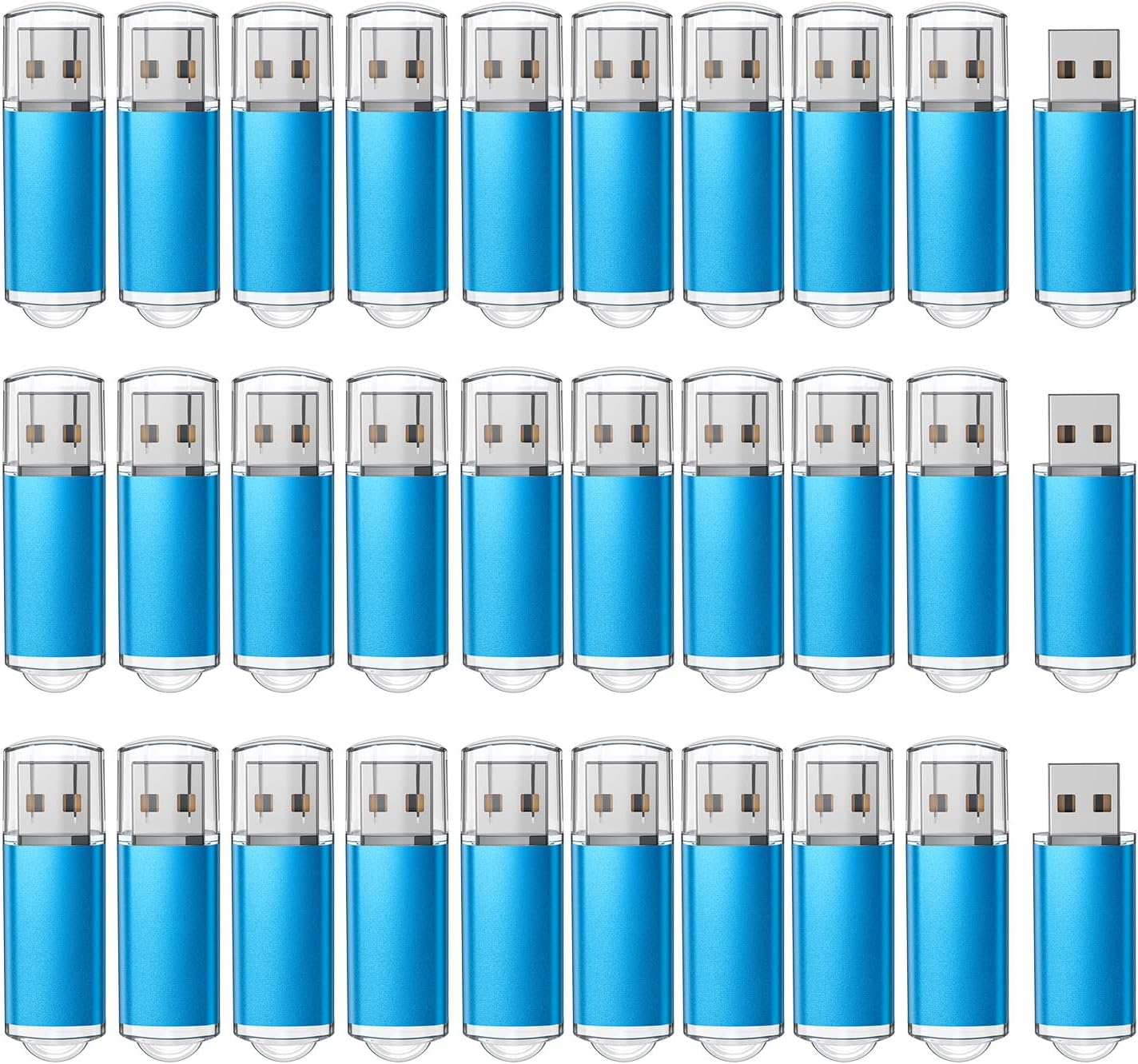 Amazon.com: RAOYI 100 Pack 1GB 1G USB Flash Drive USB 2.0 Memory Stick ...