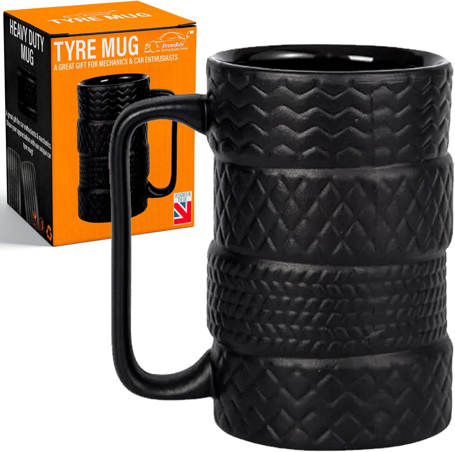 Xtremeauto Tyre Mug Car Cup Novelty Mugs - Ceramic Tyre Cup Mug for ...