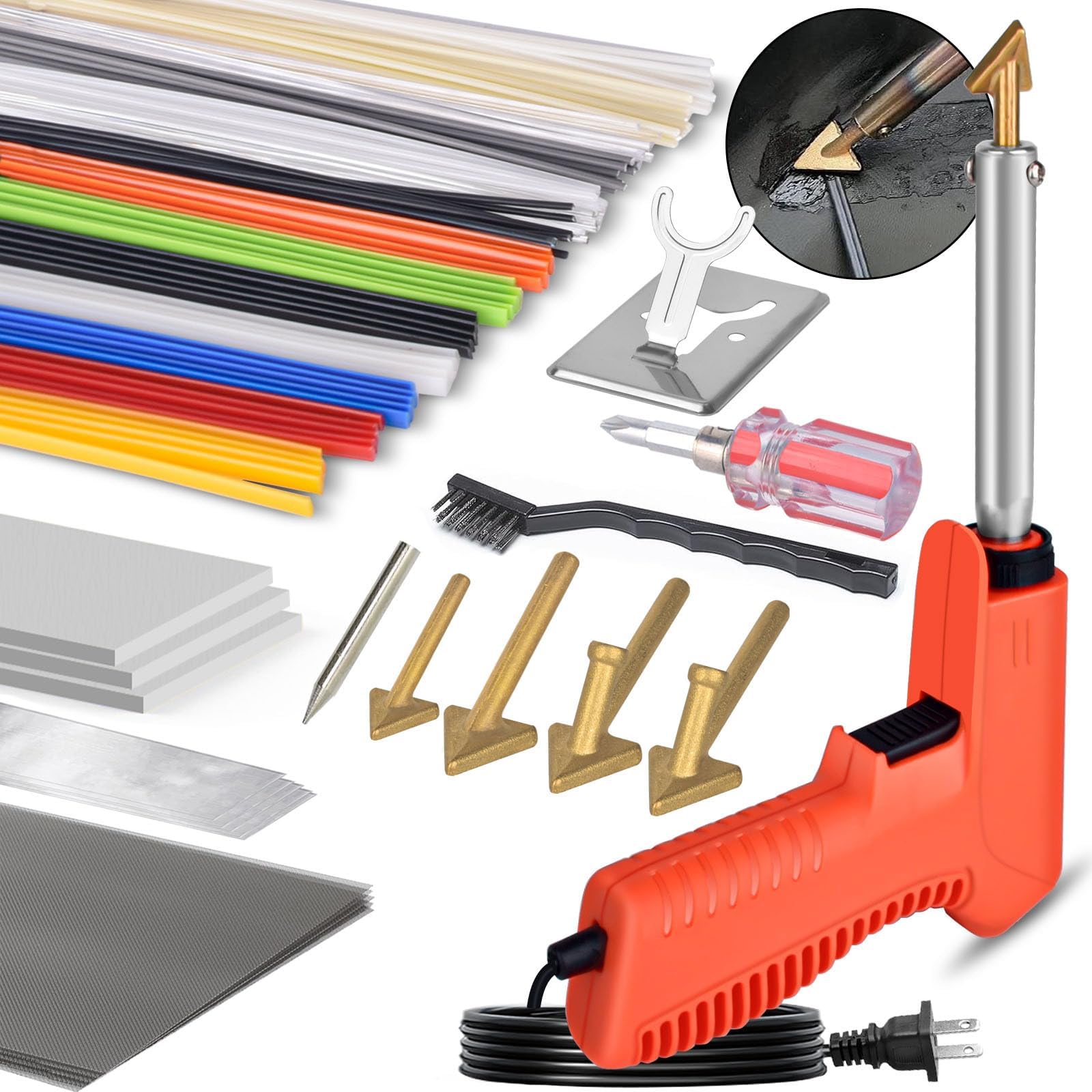 Allturn Plastic Welder,Plastic Welding Kit 3 in 1,Plastic Repair Welder ...