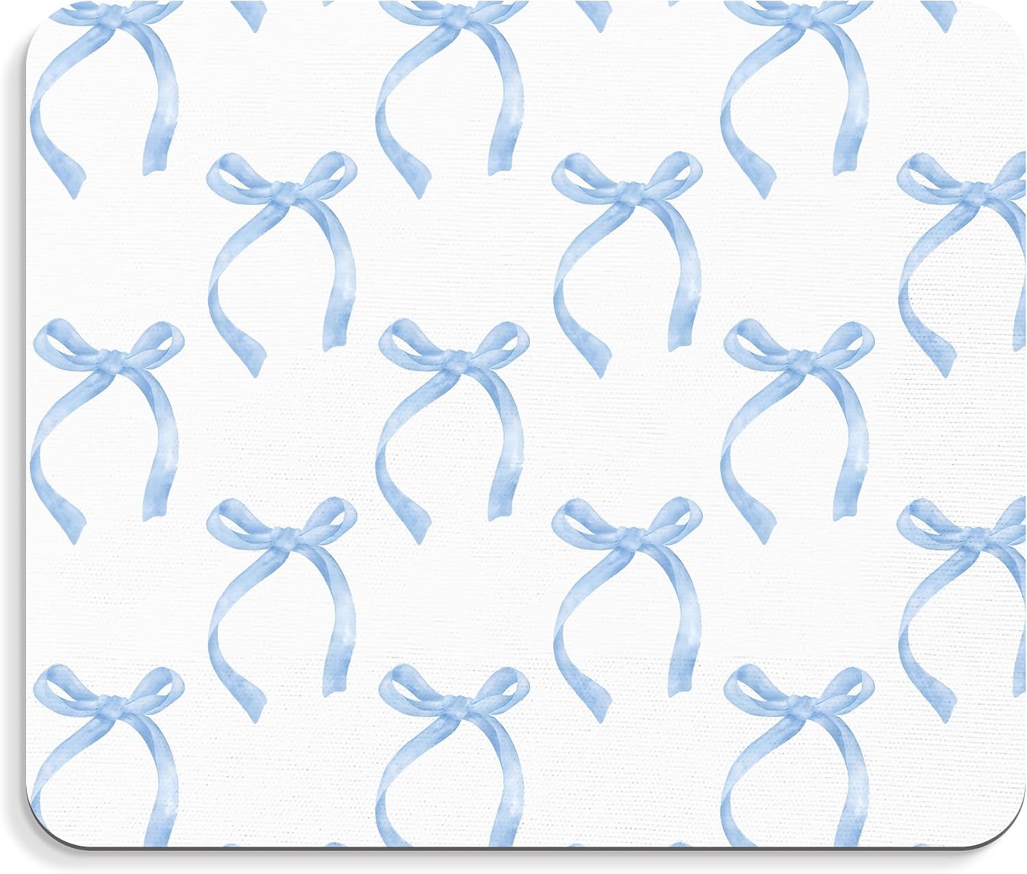 Amazon.com: BAYOGITA Blue Coquette Bow Decor Mouse Pad - Trendy Preppy ...