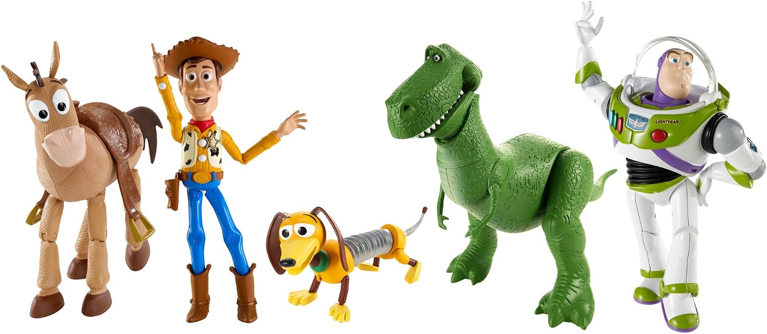 Amazon.com: Disney/Pixar Toy Story 4" Basic Figure (5-Pack) : Toys & Games