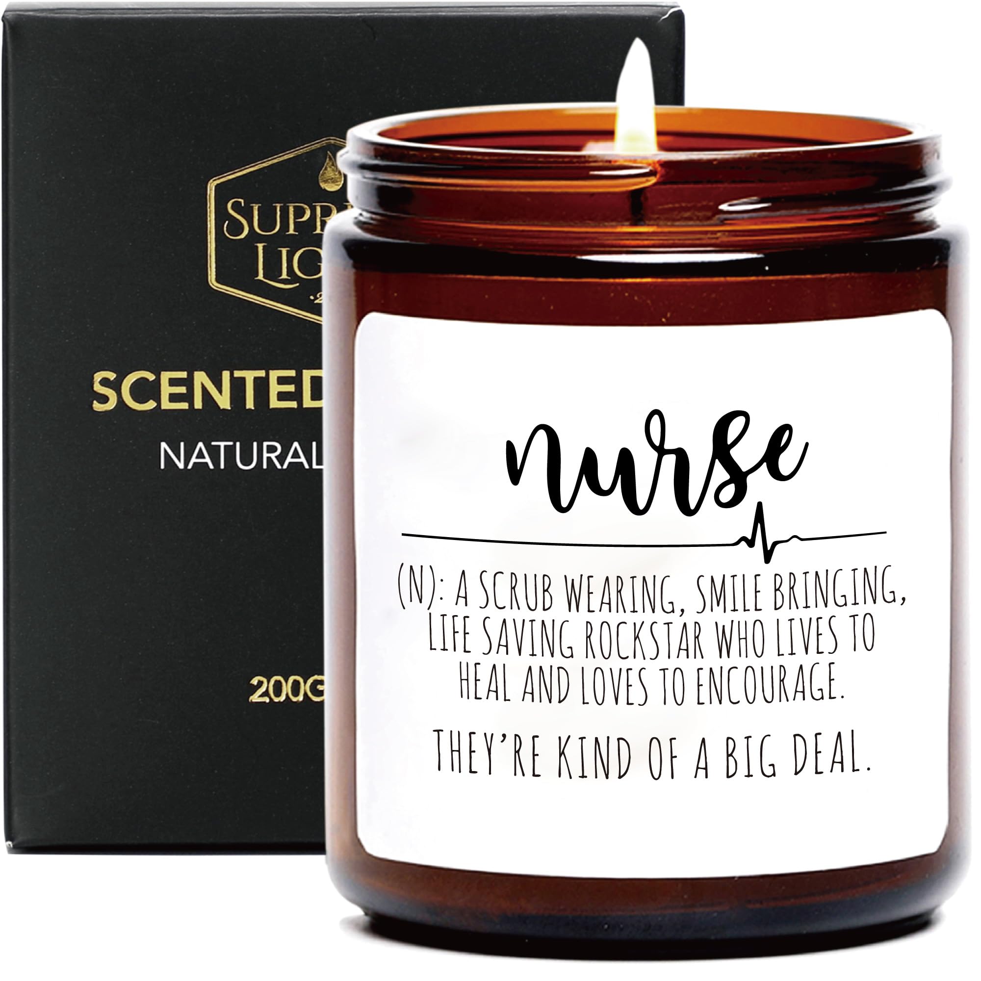 Amazon.com: Nurse Gifts for Women & Men- Funny Nurse Candle Gifts for ...