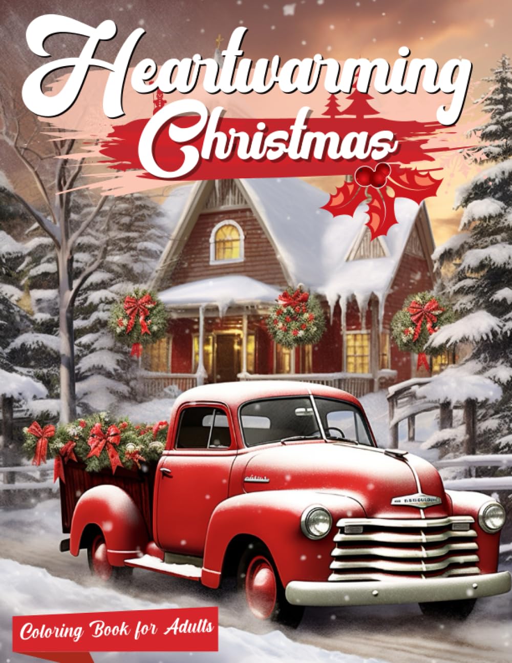 Amazon.com: Heartwarming Christmas Coloring Book for Adults: Beautiful ...