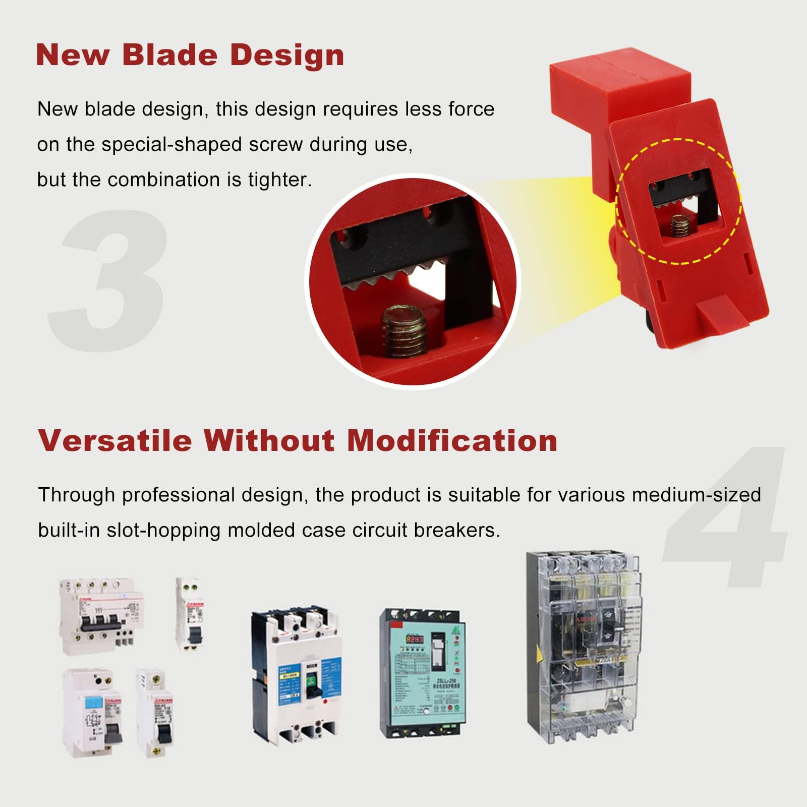 Snapklik.com : Circuit Breaker Lockout Device,10Pcs For 120/277 Clamp ...