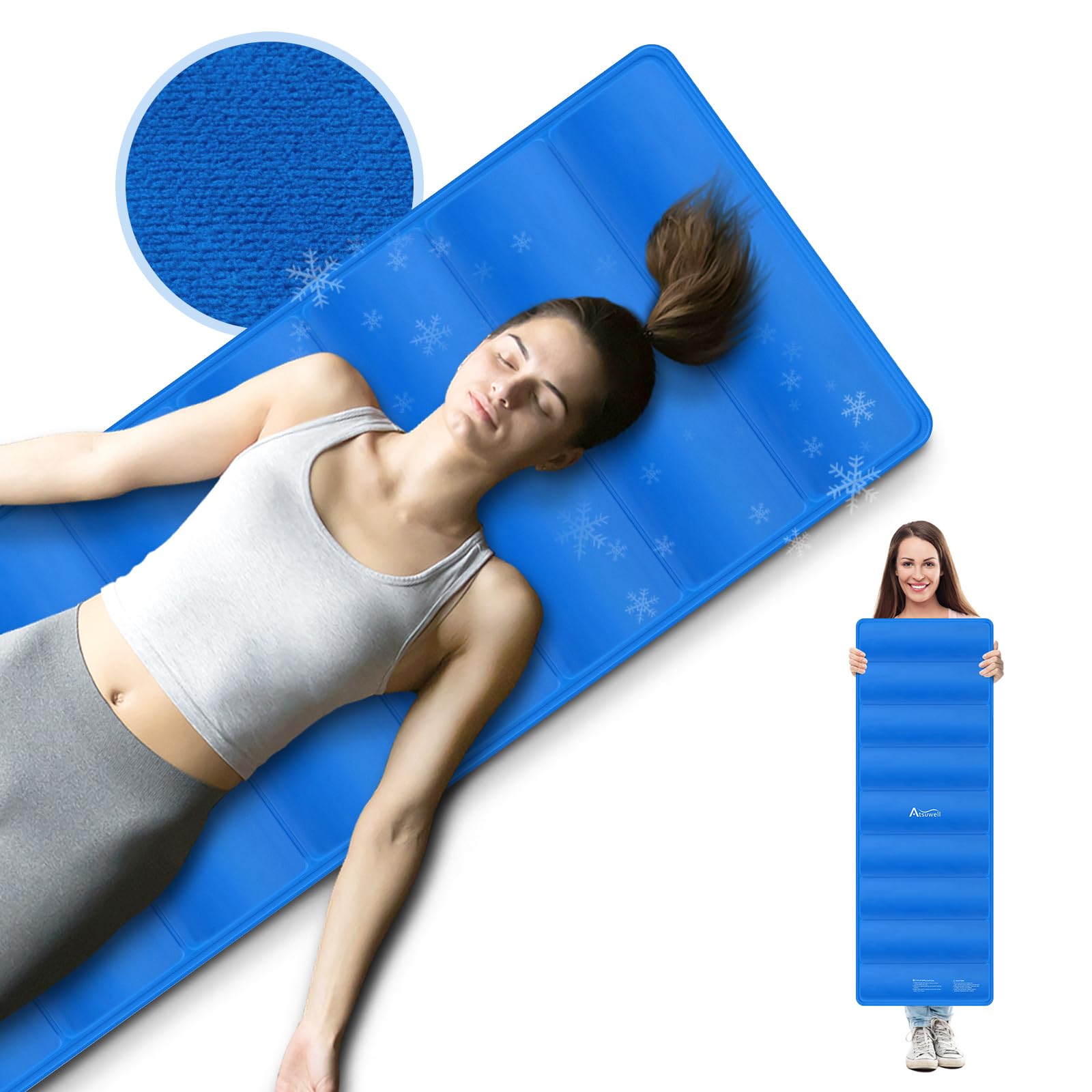 Snapklik.com : Extra Large Ice Pack For Full Body, 47 X 17.5 Gel Large ...