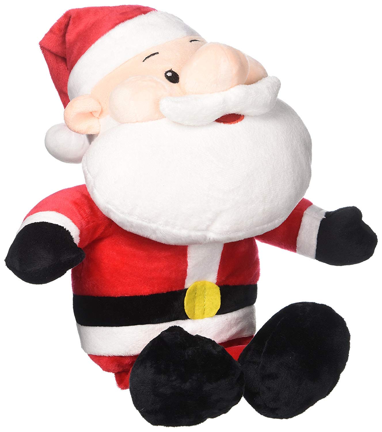 Amazon.com: HollyHOME Santa Plush Toy Soft Stuffed Animal Festival ...