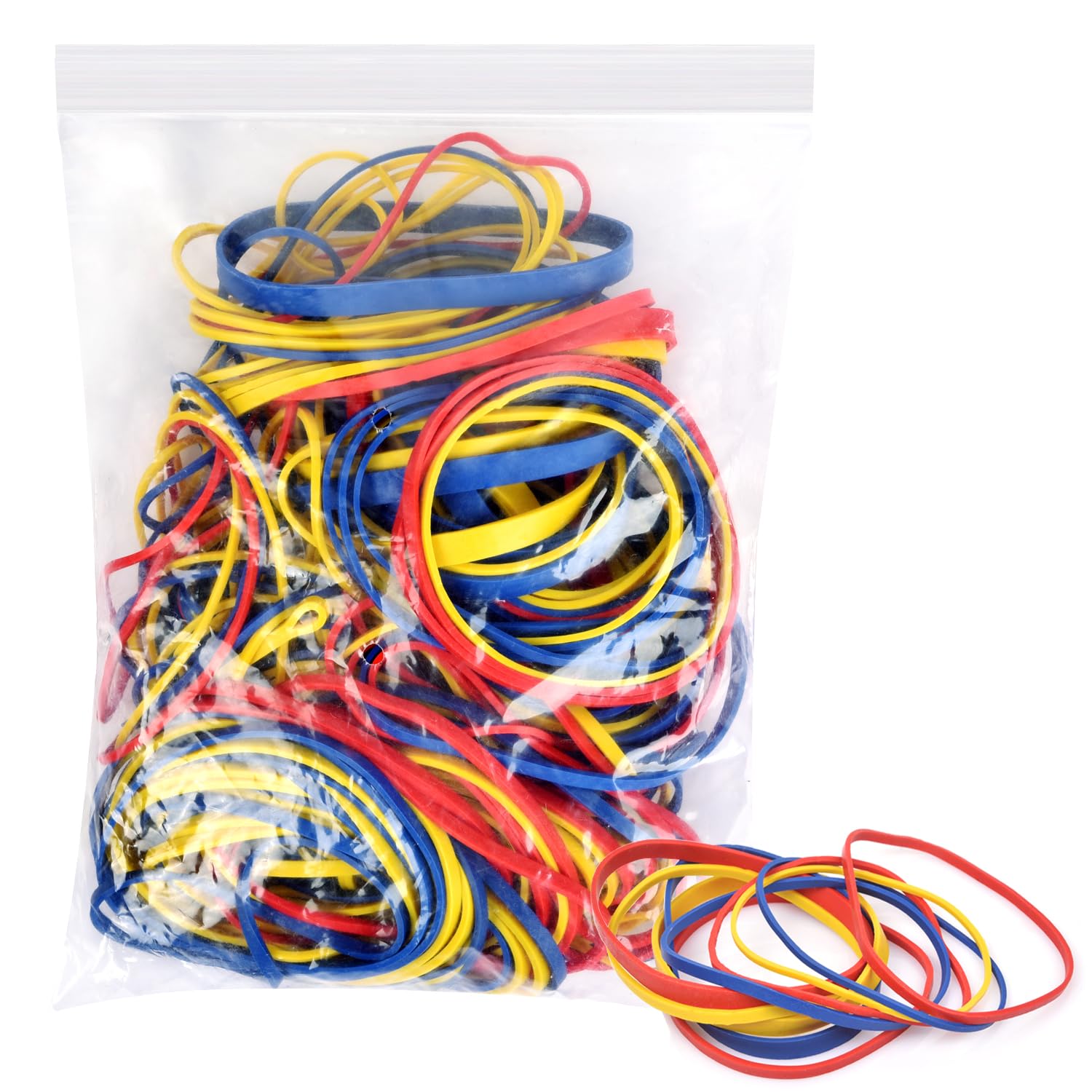 Snapklik.com : Rubber Bands - Assorted Size And Color 0.5 Lb