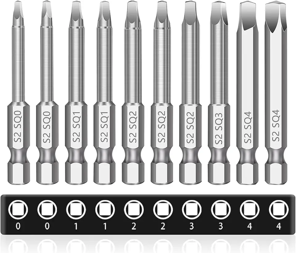 Square Drive Screw Bits: Understanding Standard Sizes | ShunTool