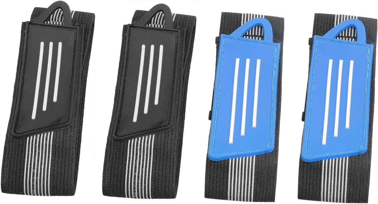 Amazon.com : CHENJIN Bicycle Pant Leg Strap 4PCS Adjustable Elastic ...