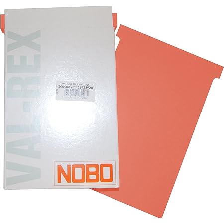 Nobo Board Accessory, T-Cards in Blister Pack, Size 2, Pack of 100 ...