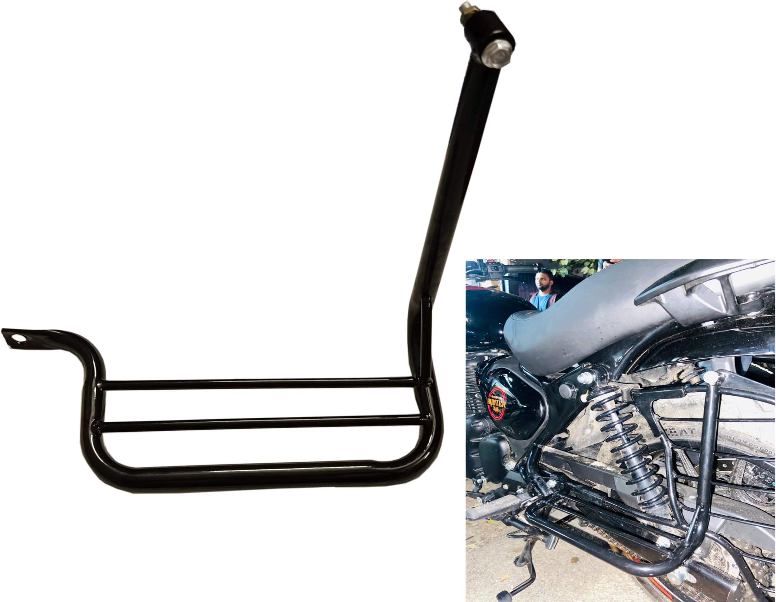 Digital Craft Duplex Coated Ladies Footrest for HUNTER 350 : Amazon.in ...