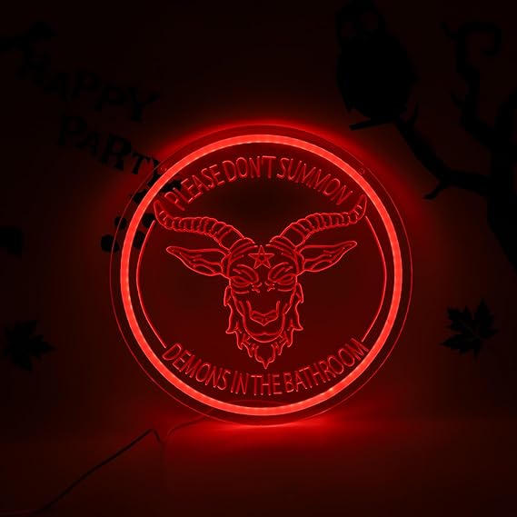 Demon Neon Sign,Neon demon Sign, Neon Wall sign demon,Neon demon Light ...