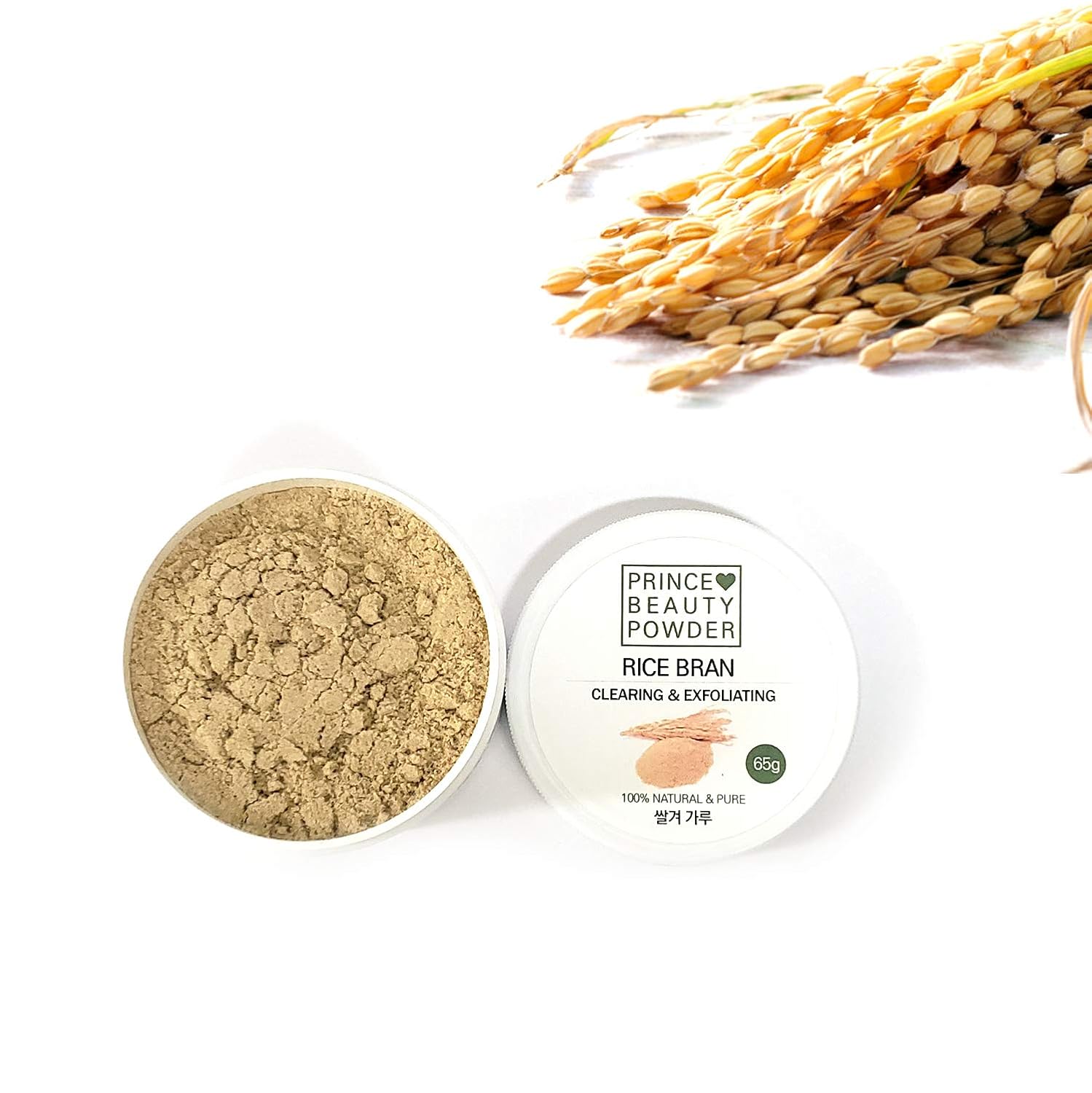 Amazon.com : [Korean Herbal Beauty Powder] Prince Natural Beauty RICE ...