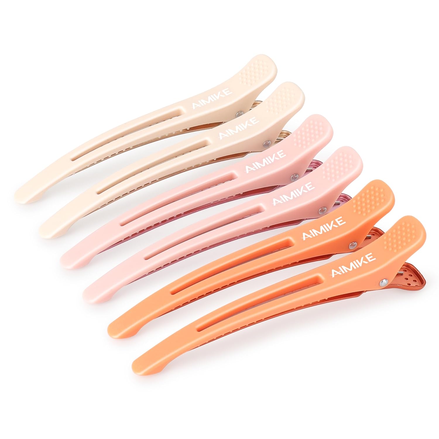 Amazon.com : AIMIKE 6pcs Macaron Hair Clips for Styling, No Crease Duck ...
