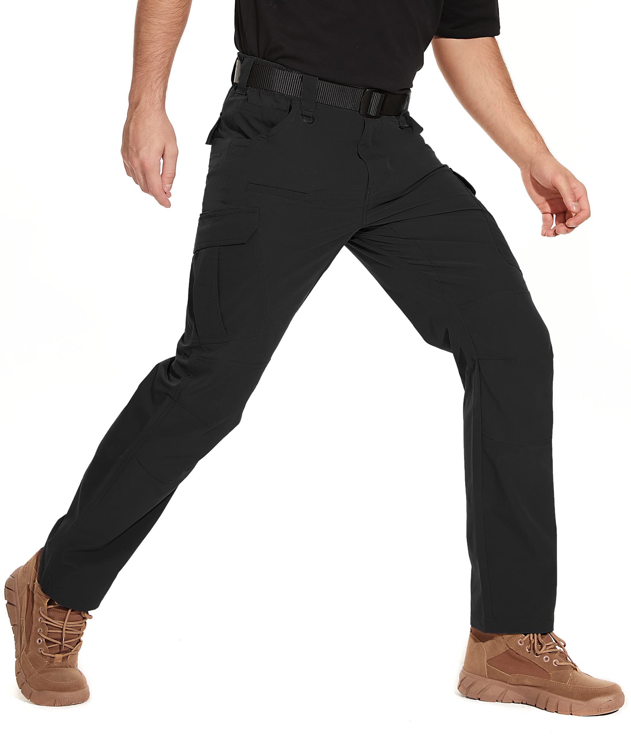 Snapklik.com : Tactical Pants For Men, Water Resistant Hiking Cargo ...