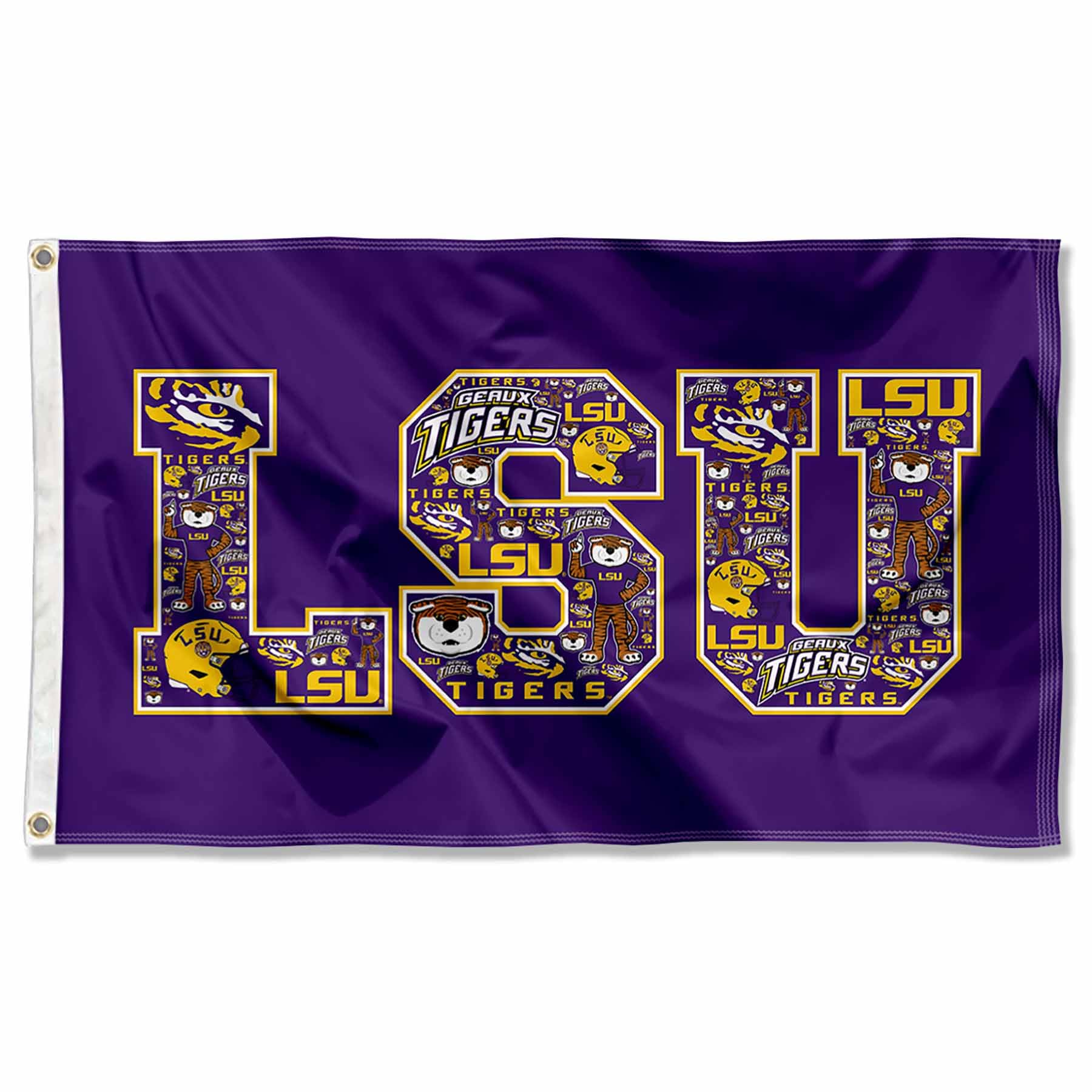 Amazon.com : College Flags & Banners Co. Louisiana State LSU Tigers ...