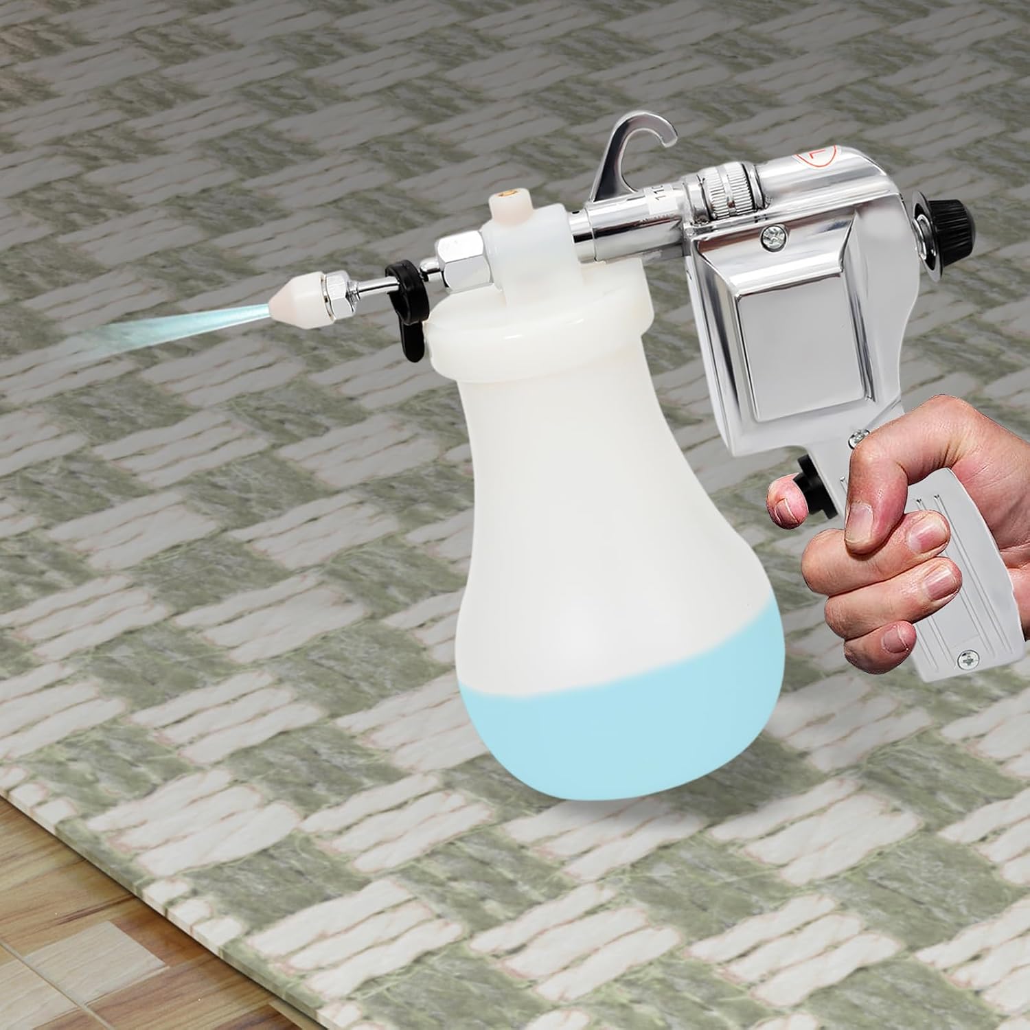Amazon.com: Textile Cleaning Spray Gun, 60W 110V Spray Pressure Gun ...