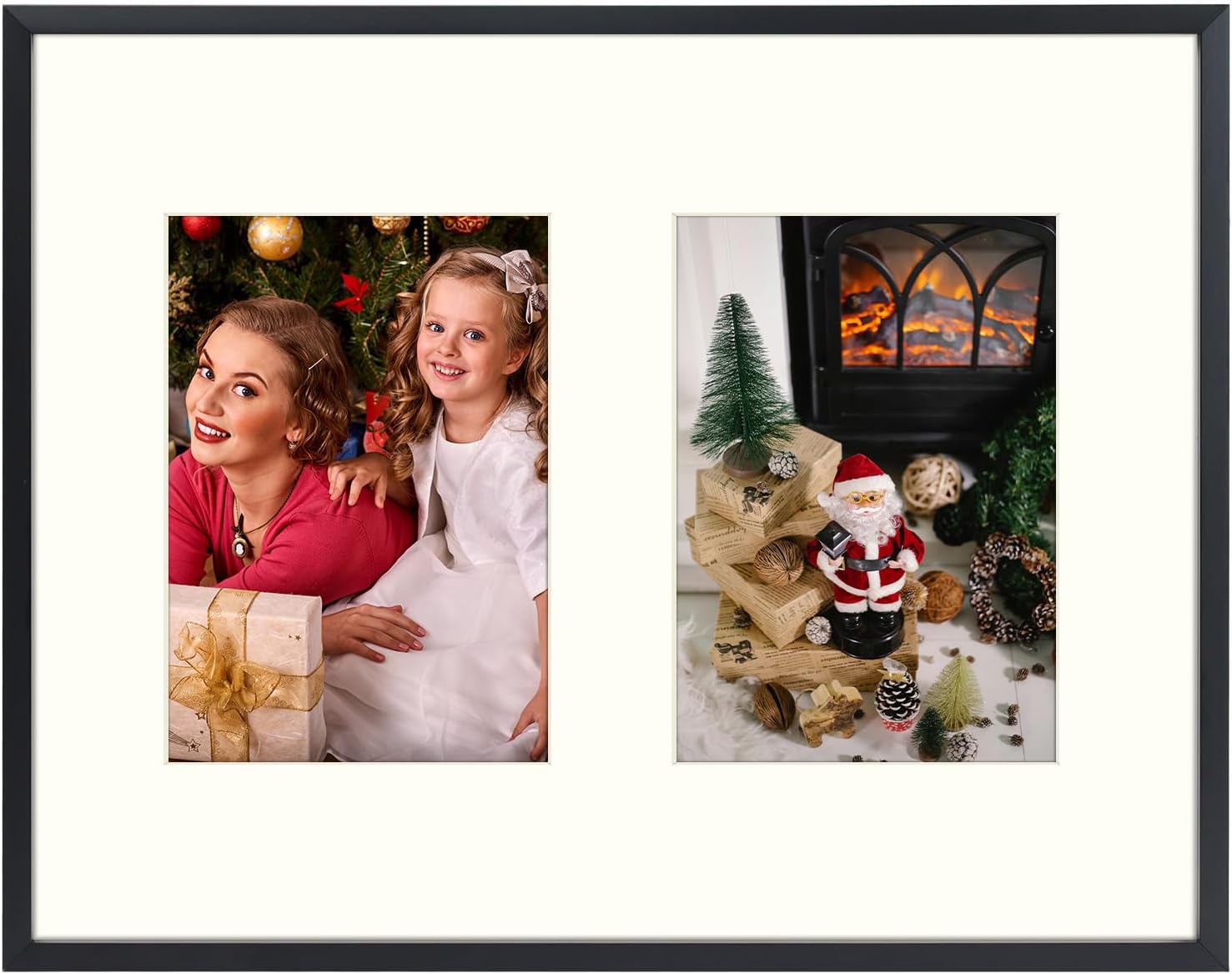 Amazon.com - Golden State Art, 11x14 Black Aluminum Collage Frame ...