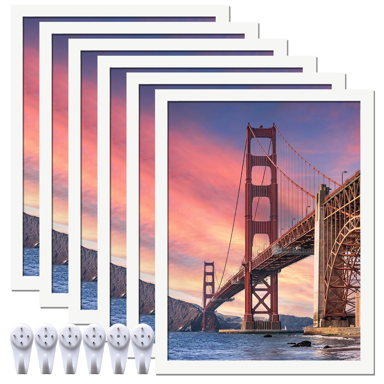 Amazon.com - ijuerybai 6 Sets 9x12 Picture Frame, Frames for 9 x 12 ...