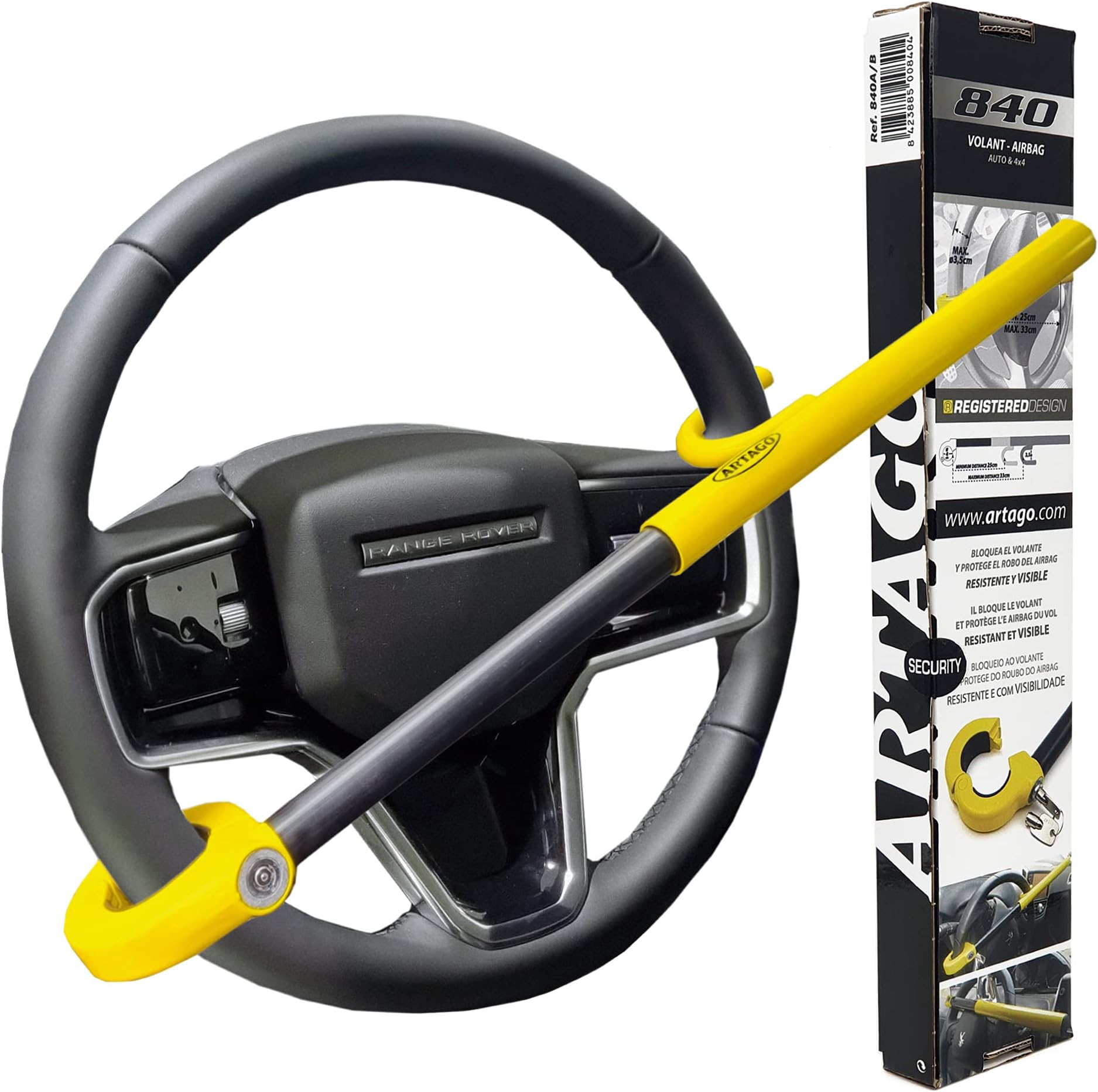 Amazon.com: MASO Baseball Bat Steering Wheel Locks Anti-Theft Security ...