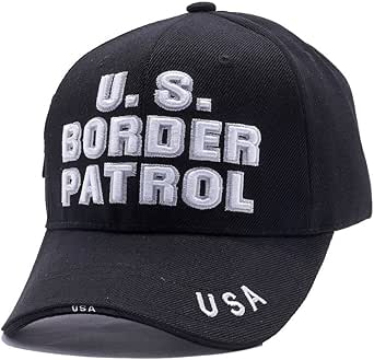 Law Enforcement US Border Patrol Logo Cap (Black) at Amazon Men’s ...