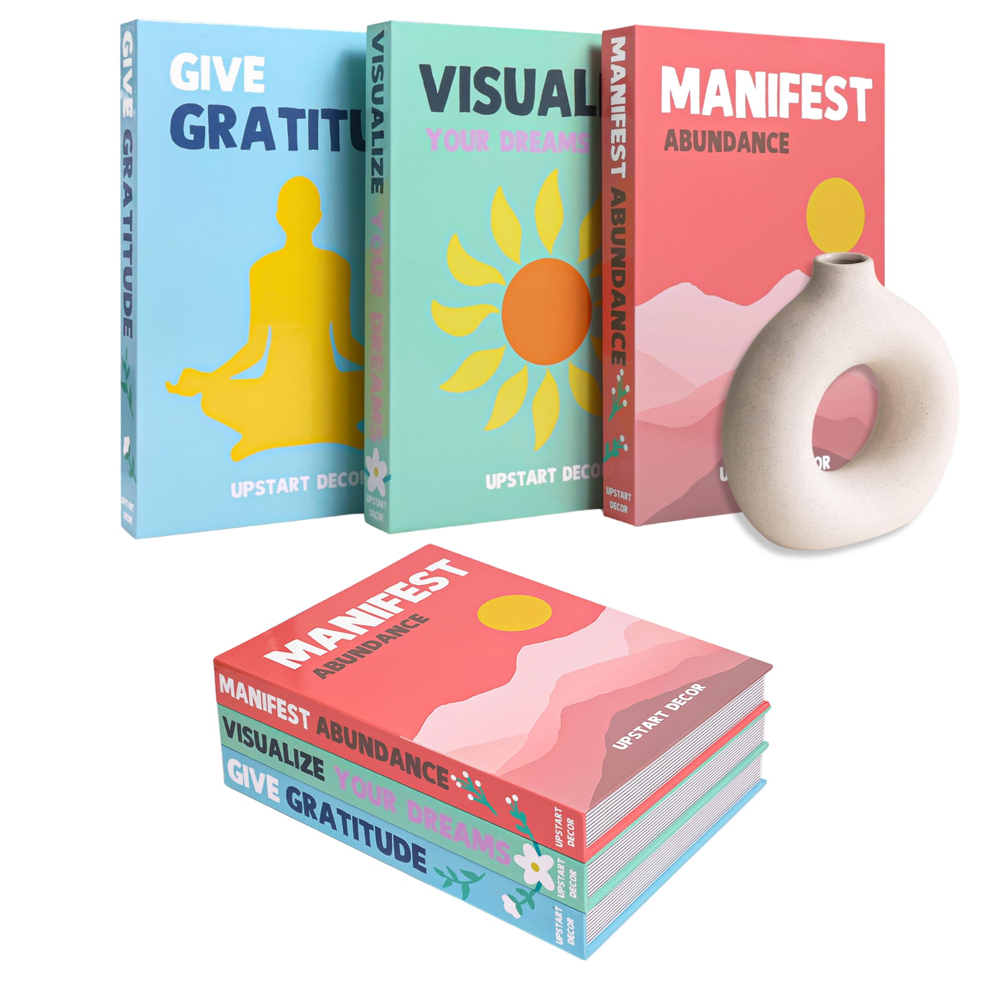 Amazon.com: Preppy Room Décor Book Boxes Set of 3 Aesthetic Decorative ...